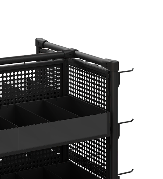 Modular Millwork L-Shaped Counter - OPTO International - Modular Retail ...