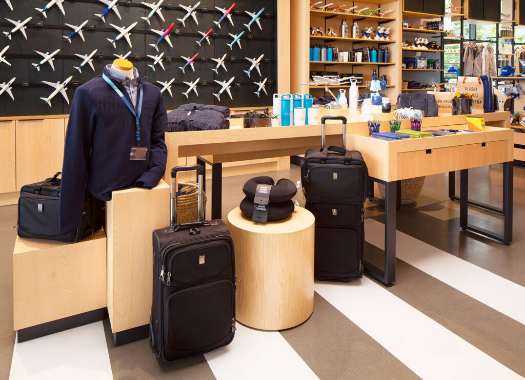 Alaska Airlines Employee Store - OPTO International - Modular & Custom ...