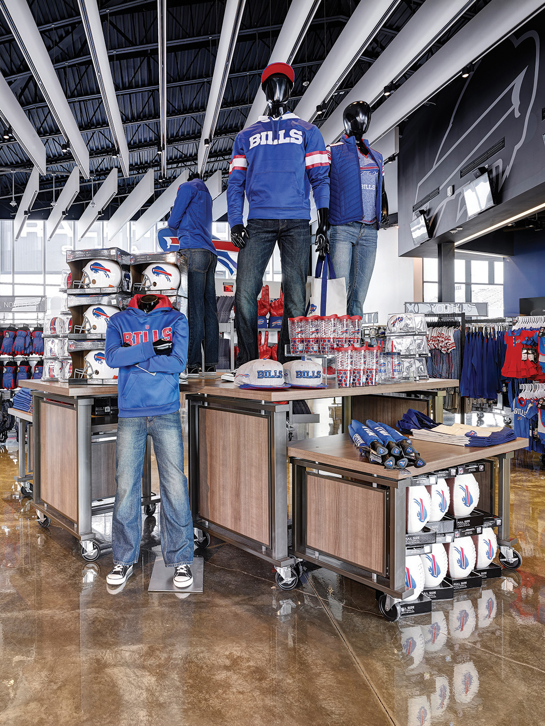 Buffalo Bills Team Store - OPTO International - Modular & Custom Retail ...