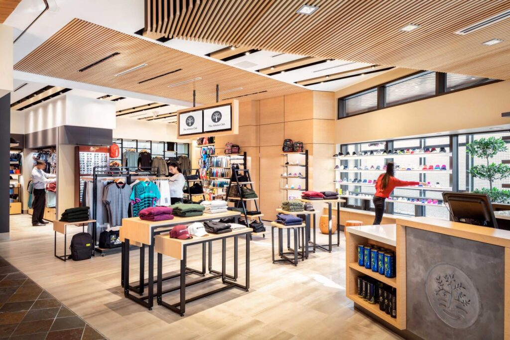 Golf Clubhouse Store - OPTO International - Modular & Custom Retail ...