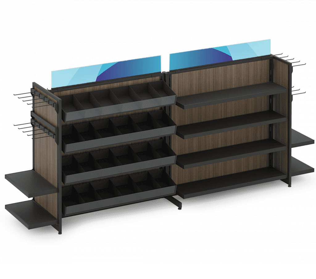 Eco Collection 2-Module Low Linking Gondola - OPTO International ...