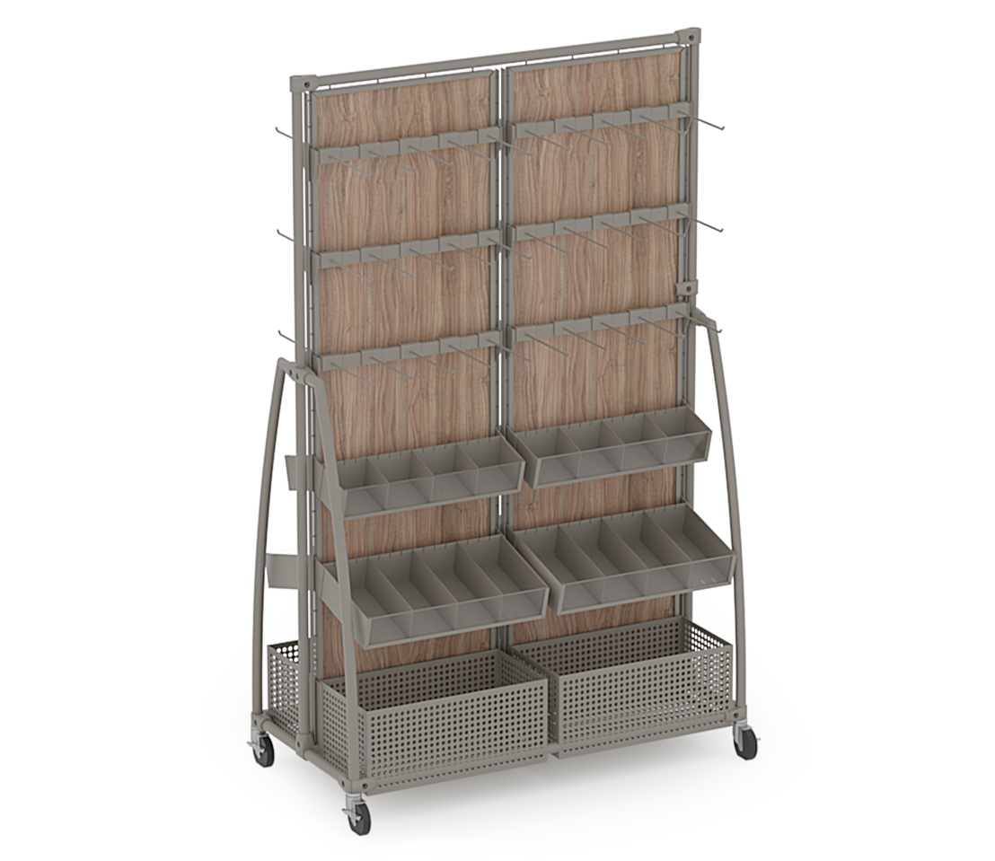 Classic Collection 2-Module High Gondola with Open Curved Ends - OPTO ...