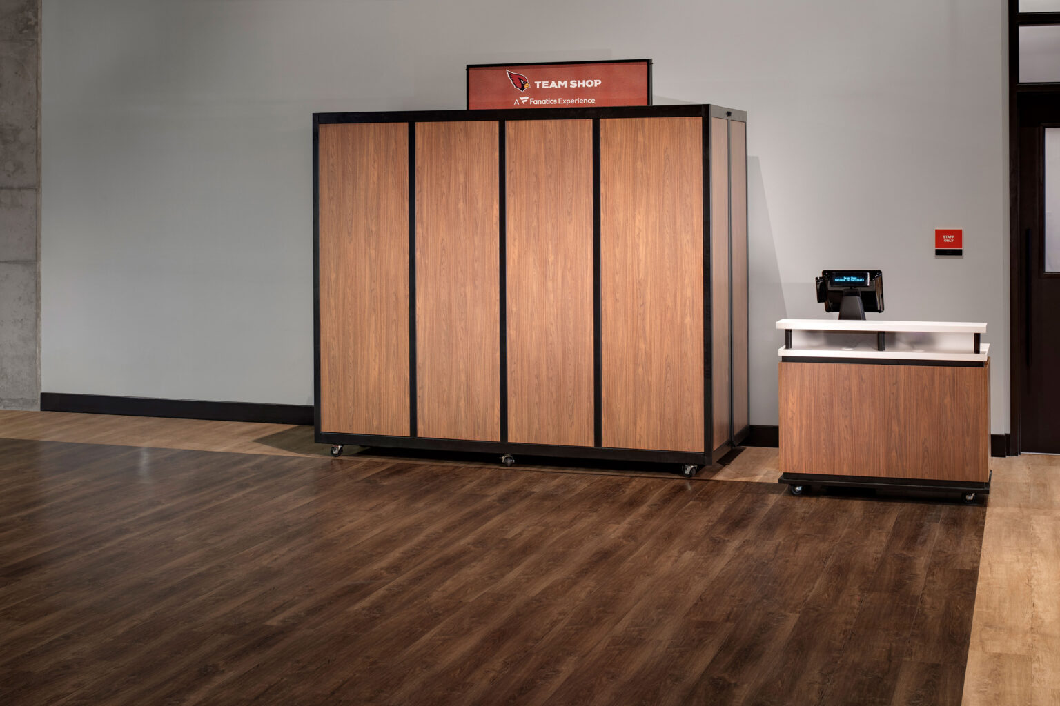 Arizona Cardinals Mobile Clamshells - OPTO International - Modular ...