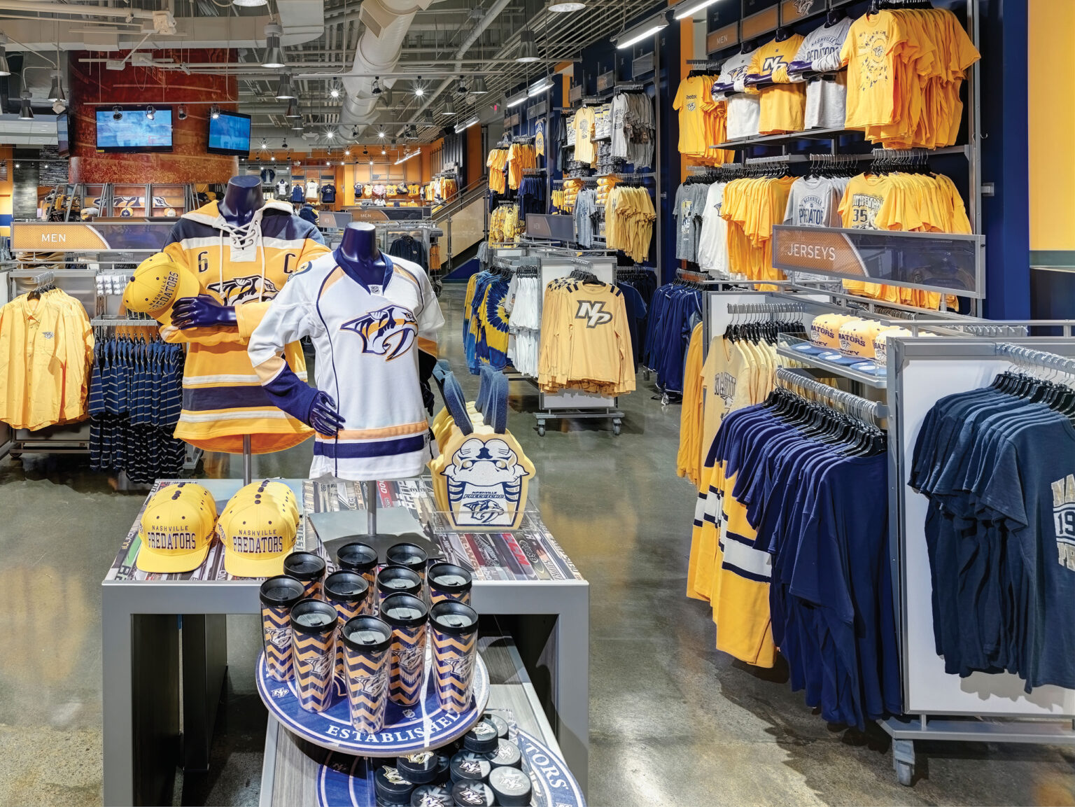 Nashville Predators Team Store - OPTO International - Modular & Custom ...