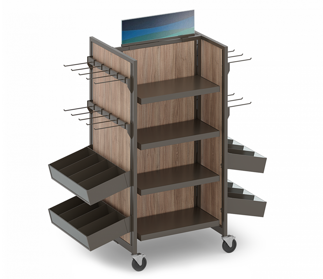 Eco Collection 1-Module Low Gondola - OPTO International - Modular ...