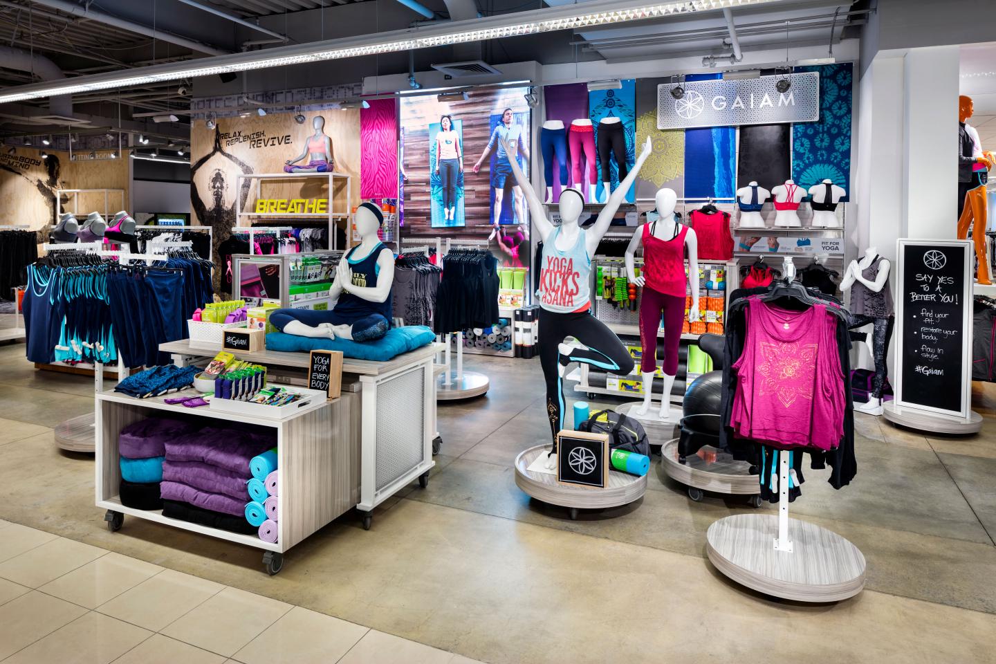 Gaiam Brand Shop at Macy's - OPTO International - Modular & Custom ...