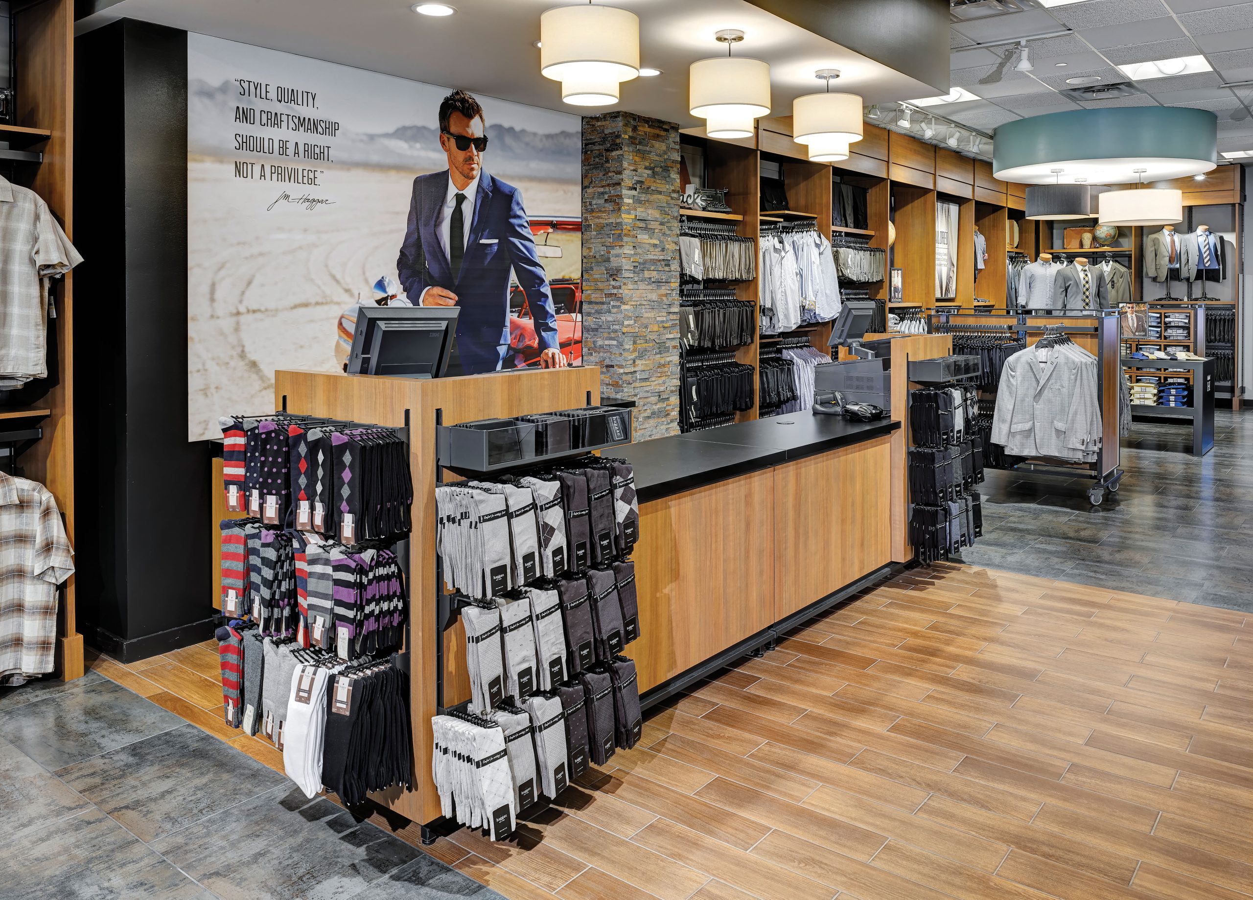 Haggar Clothing - OPTO International - Modular & Custom Retail Displays