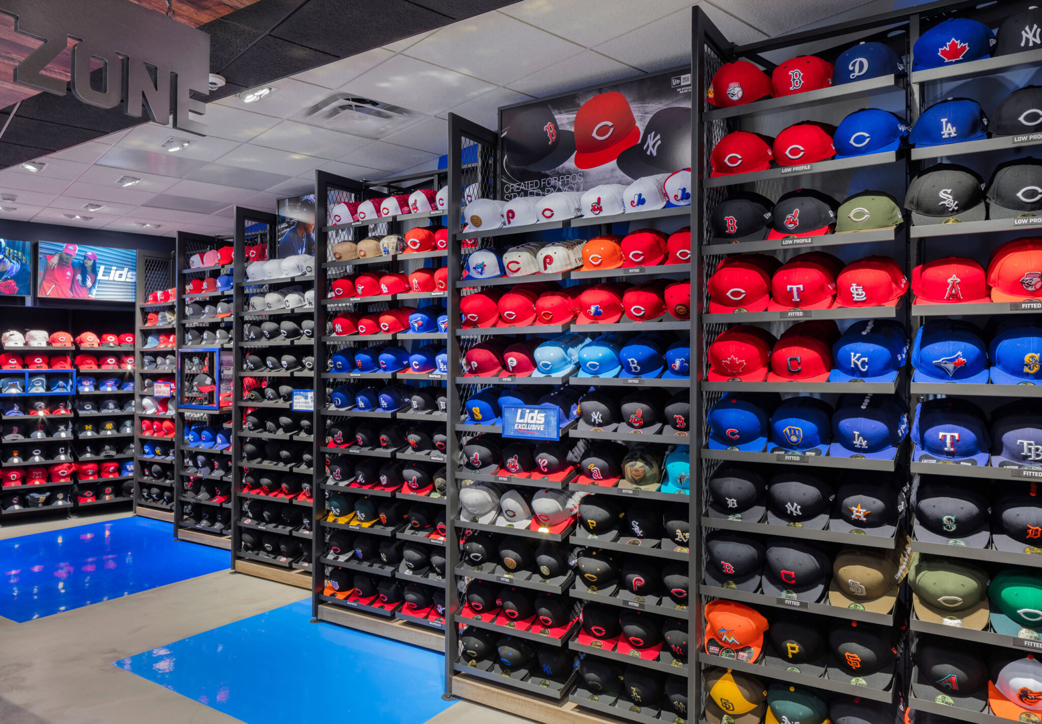 LIDS Sports Group - OPTO International - Modular & Custom Retail Displays