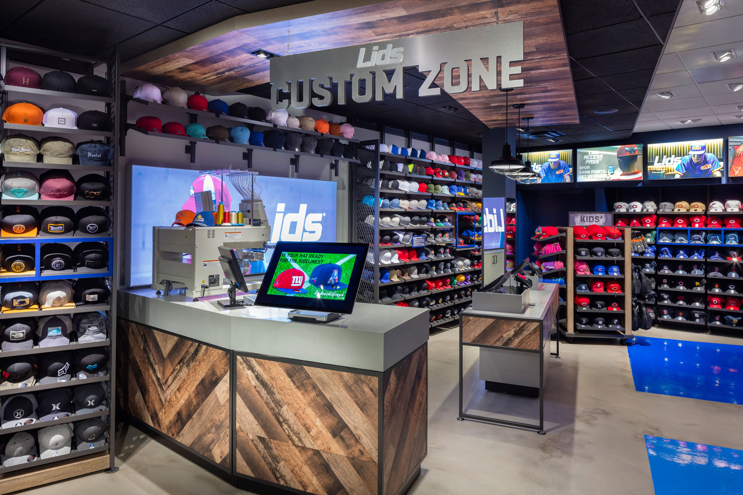 LIDS Sports Group - OPTO International - Modular & Custom Retail Displays
