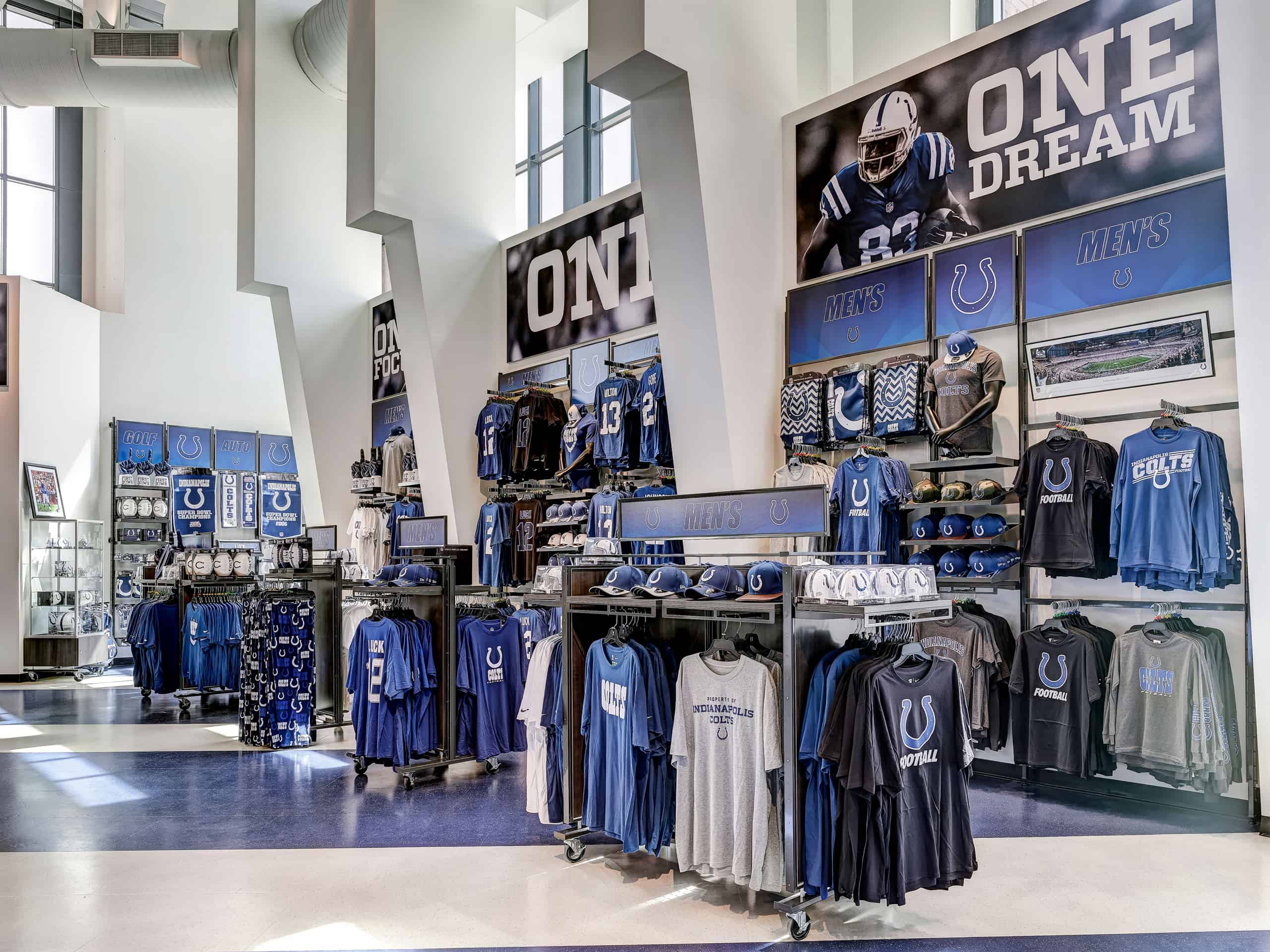 Indianapolis Colts Team Store - OPTO International - Modular & Custom ...