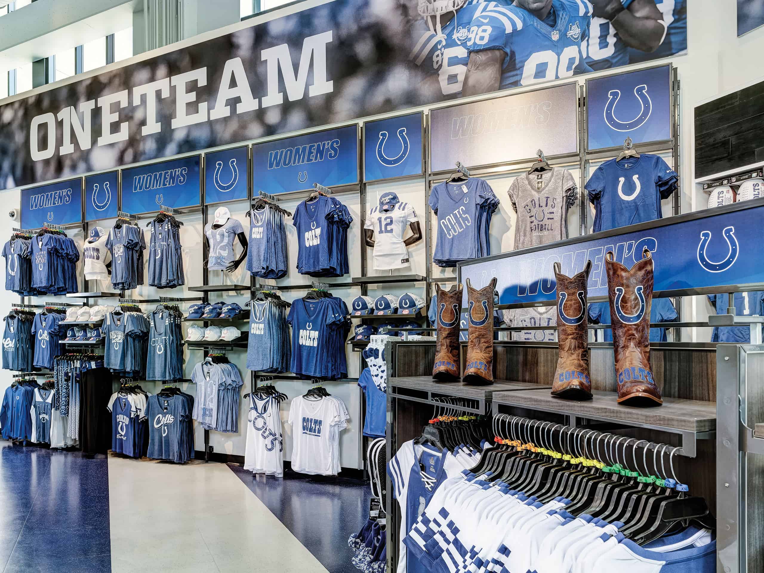Indianapolis Colts Team Store - OPTO International - Modular & Custom ...
