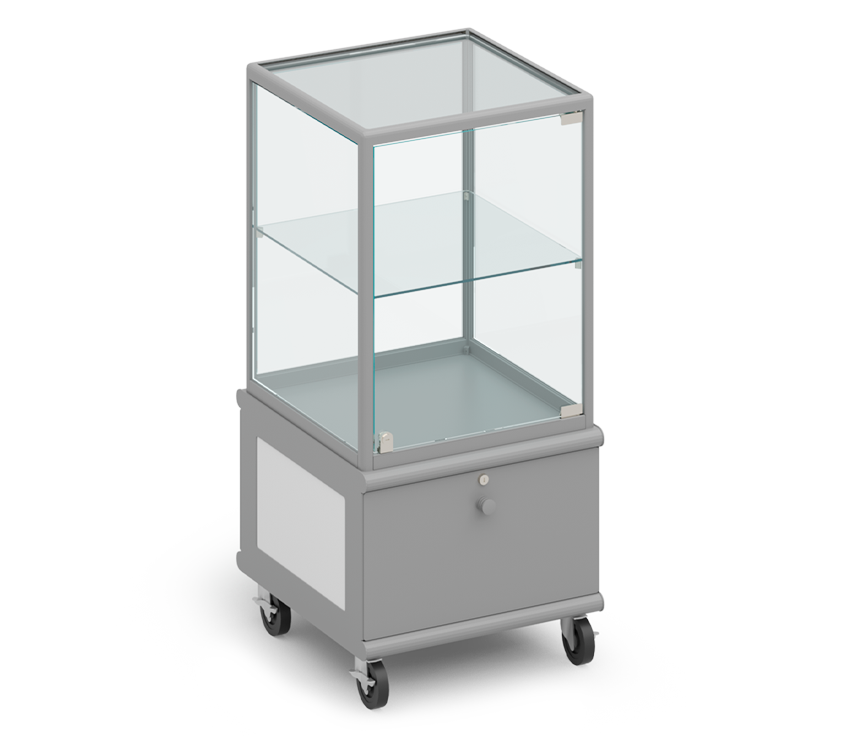 Classic Collection Mobile Showcase and Locking Store Drawer - OPTO ...