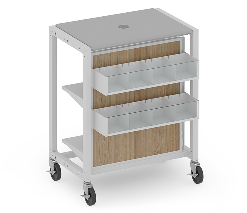 Snap! Collection Narrow Mobile Counter 28"W - OPTO International ...