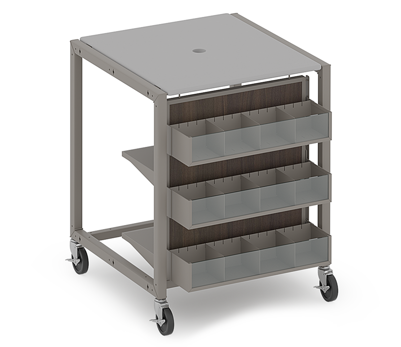 - Snap! Collection Mobile Counter 28"W - OPTO International Modular ...