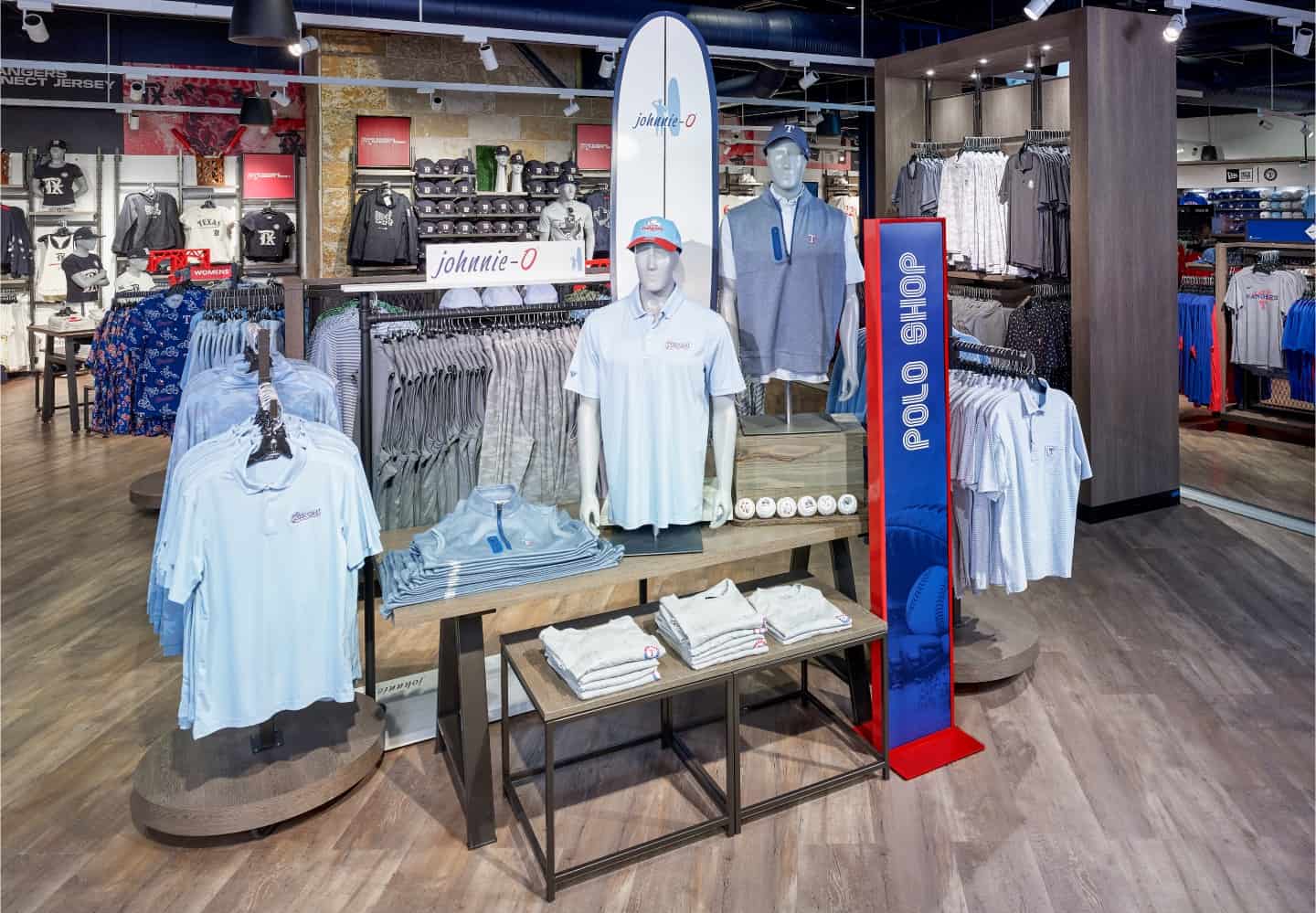 Texas Rangers Team Store - OPTO International - Modular & Custom Retail ...