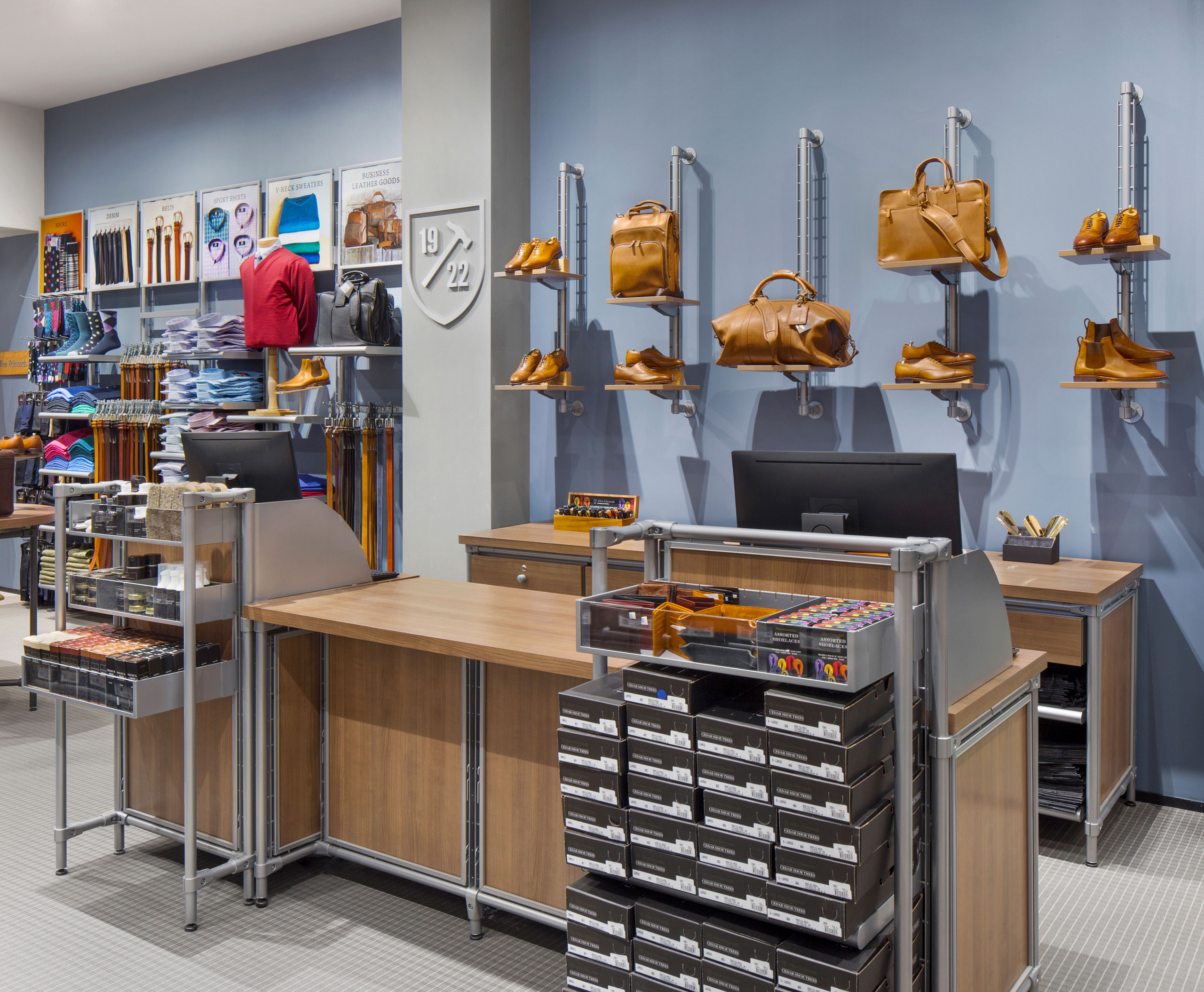 Allen Edmonds Apparel Store - OPTO International - Modular & Custom ...