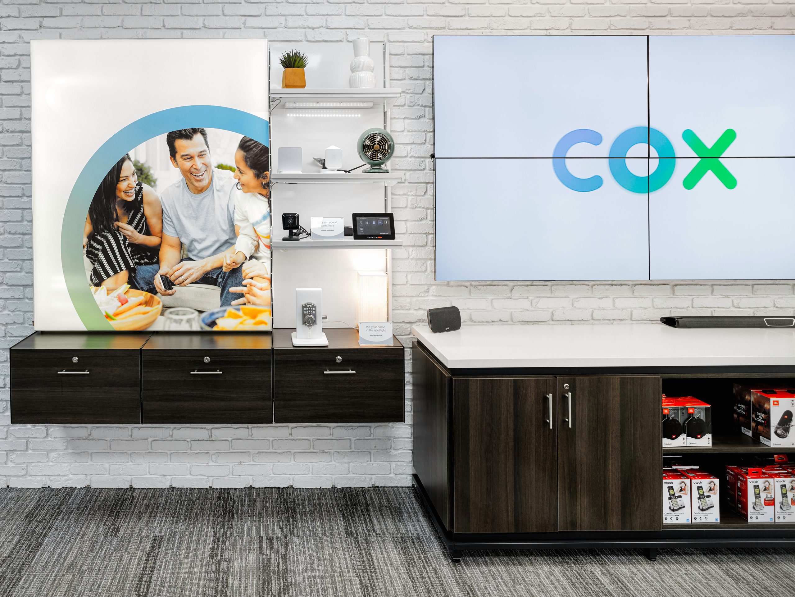 Cox Communications - OPTO International - Modular & Custom Retail Displays