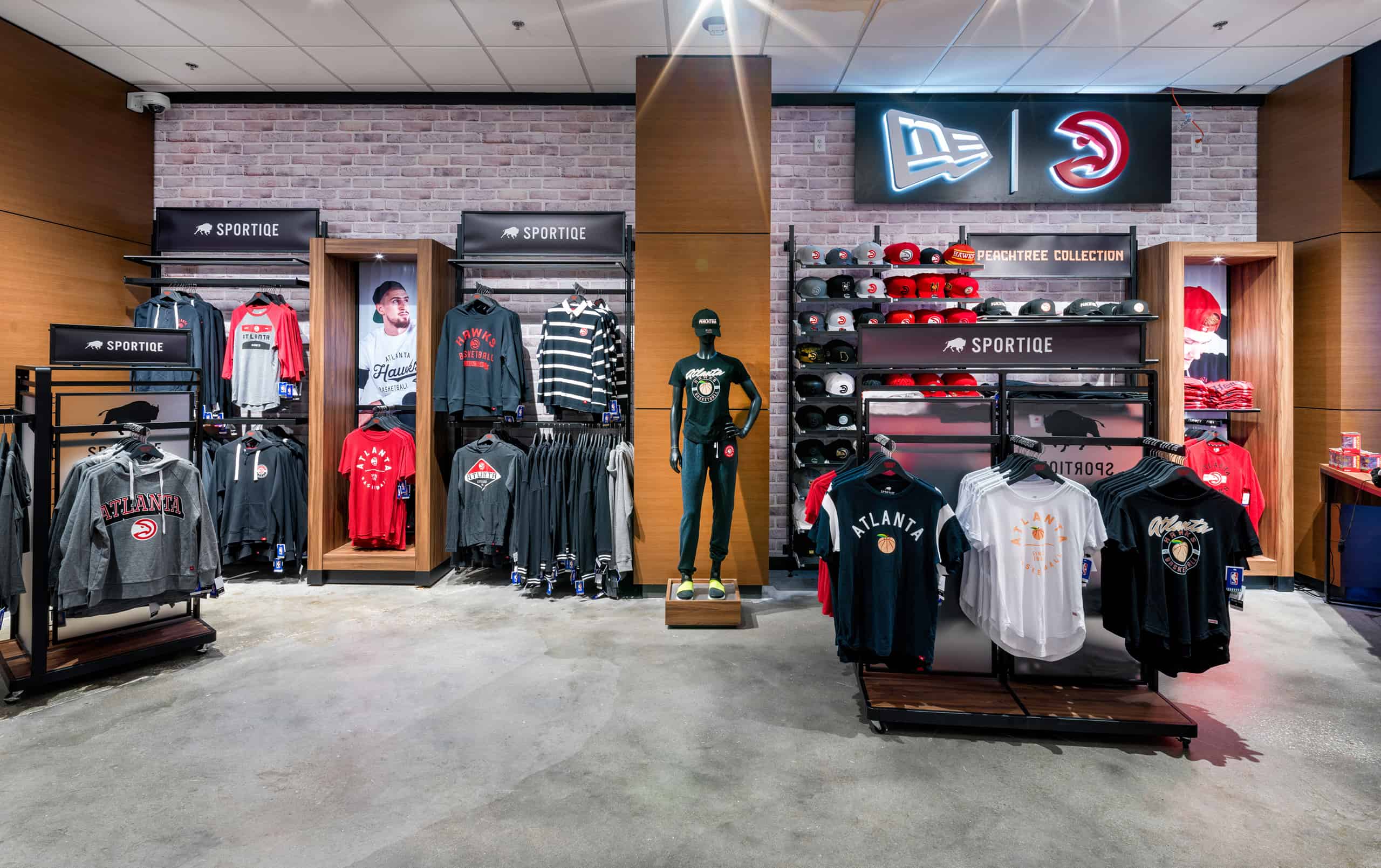 Atlanta Hawks Team Store - OPTO International - Modular & Custom Retail ...