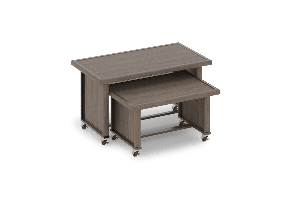 Evolve Collection Laminated Tables with Cladding - OPTO International